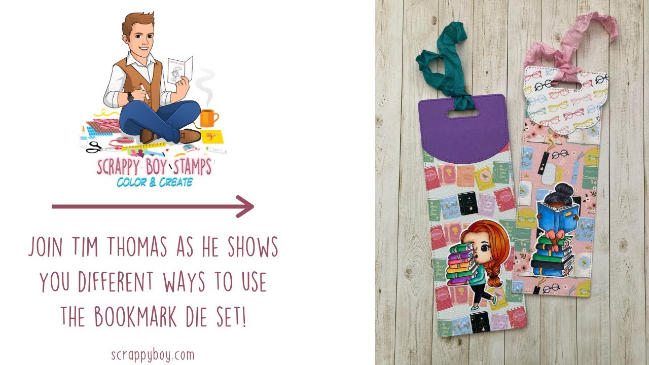 Create An Adorable Bookmark Using the New Bookmark Die Set - YouTube