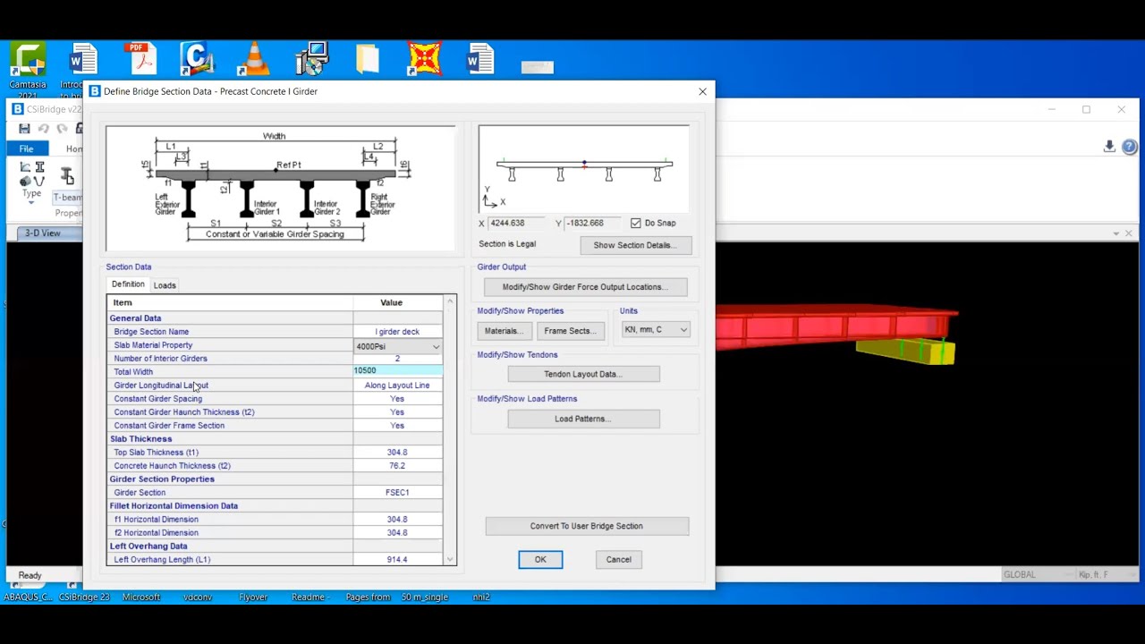 Lecture 6-2: Modeling Bearings, Abutments and Superstructure in CSi ...