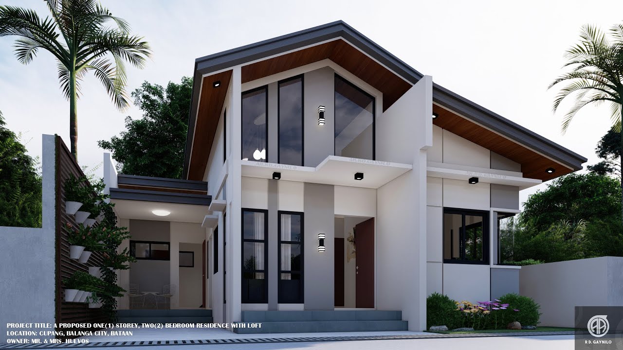 ONE STOREY WITH LOFT HOUSE DESIGN / WALKTHROUGH PRESENTATION / LUMION ...