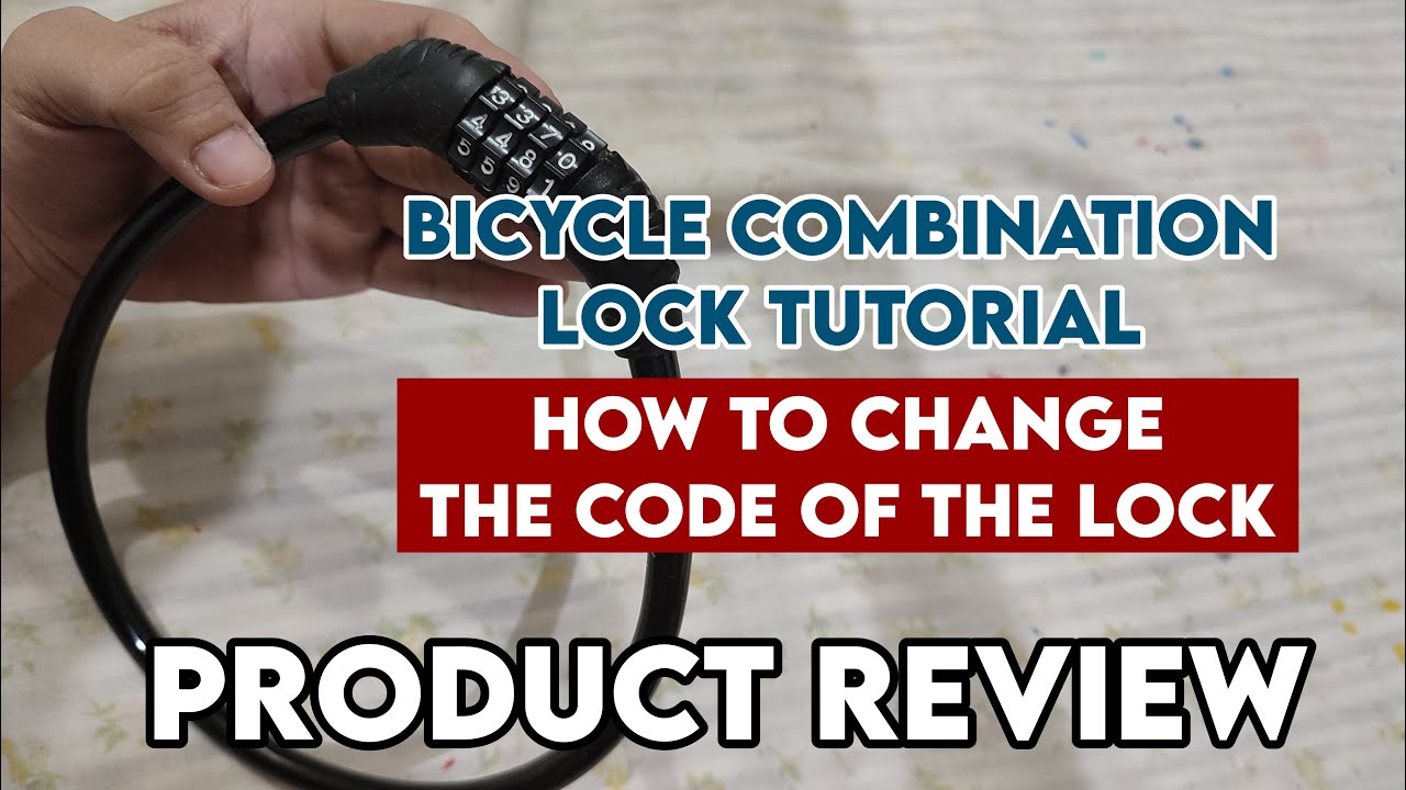 BIKE Combination Lock How to change code Tutorial Shopee Lazada Product ...