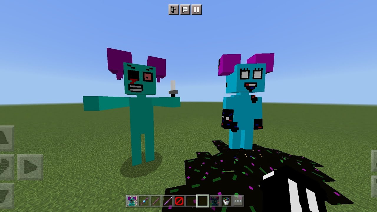 Stalker Pibby VS Virus Pibby Corrupted Pibby Fight in Minecraft PE ...