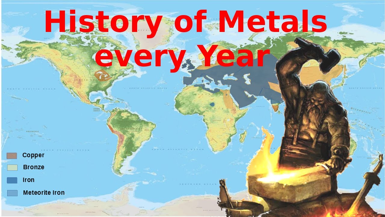 History of Metals - every year - YouTube