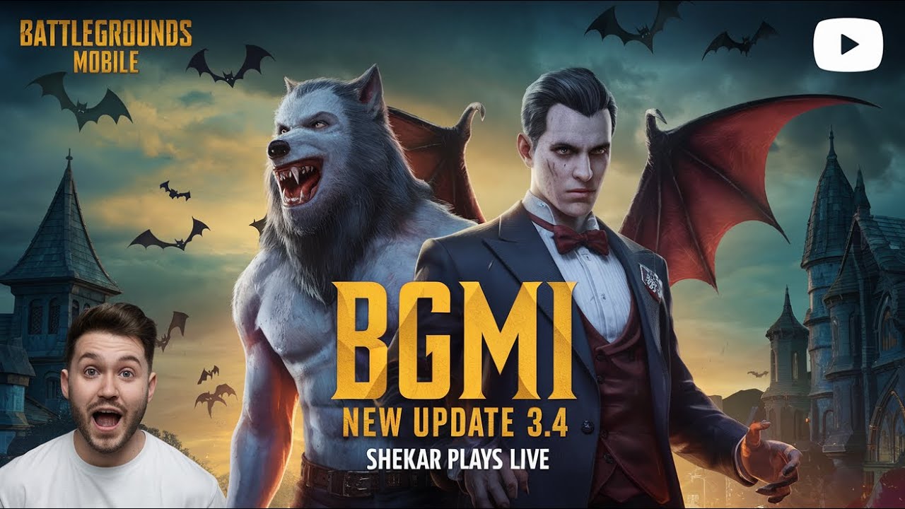 3.4 NEW UPDATE IN BGMI [FULL SCREEN] #bgmilive - YouTube