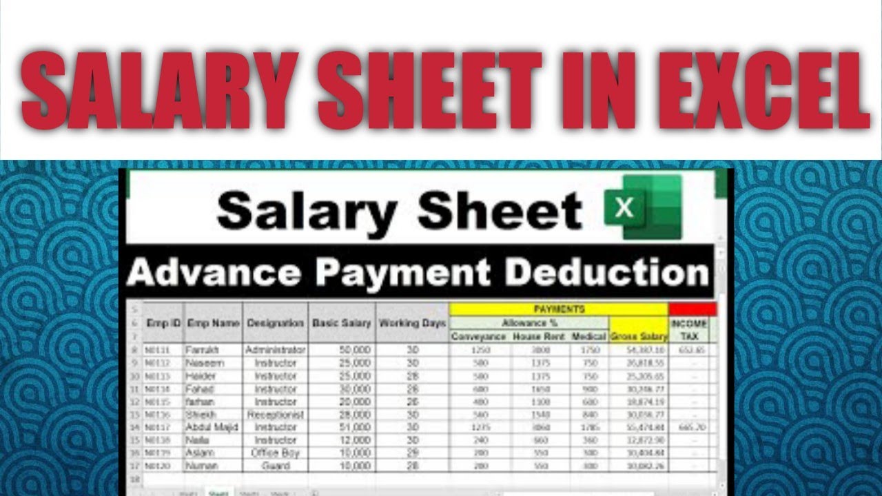 How To Prepare Salary Sheet In Excel How Do I Create Basic Salary how-to-prepare-salary-sheet-in-excel-how-do-i-create-basic-salary