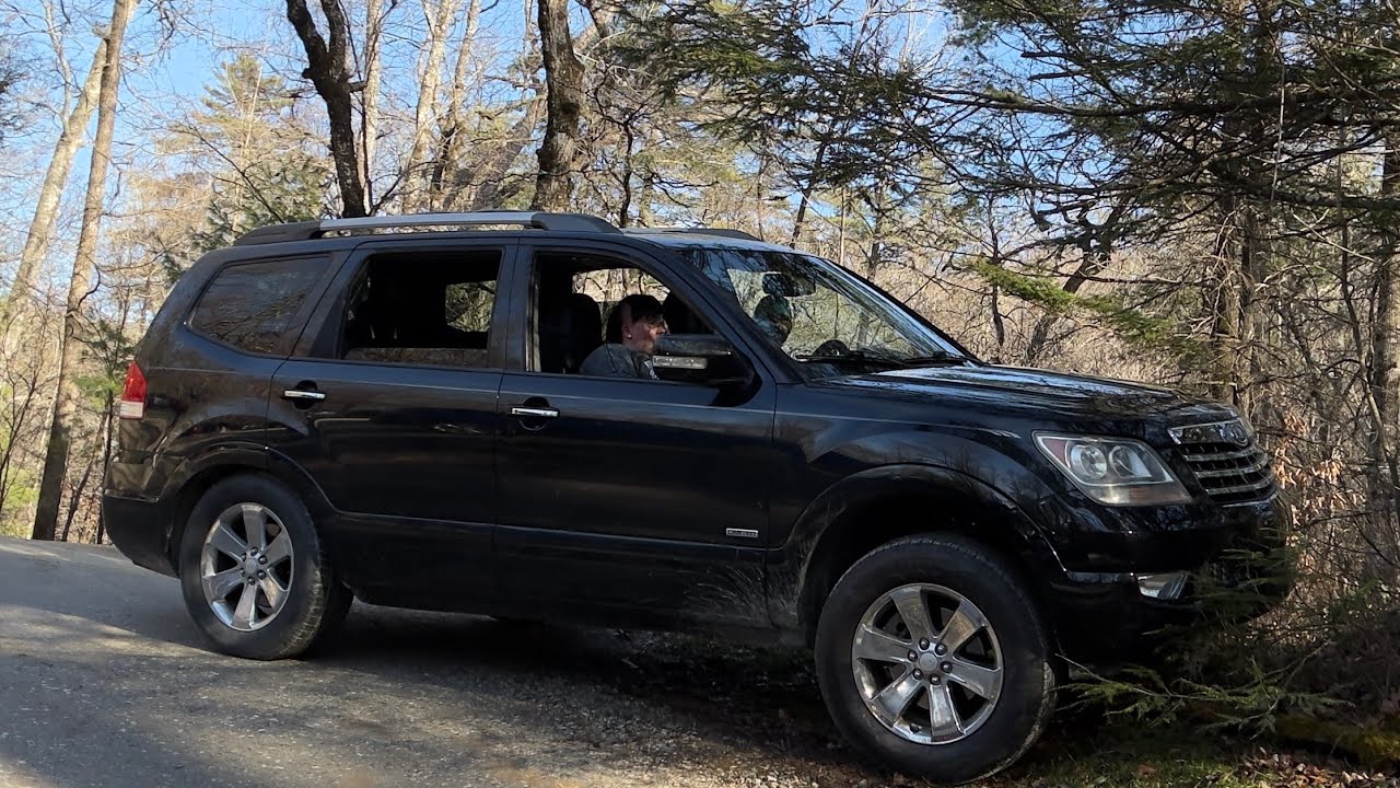 This Kia has a 4.6 4v Mach one motor in it at a The Low Key car meet ...