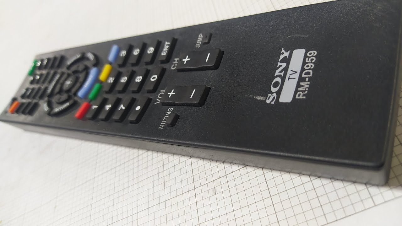 how to make | SONY smart LED TV remote - YouTube