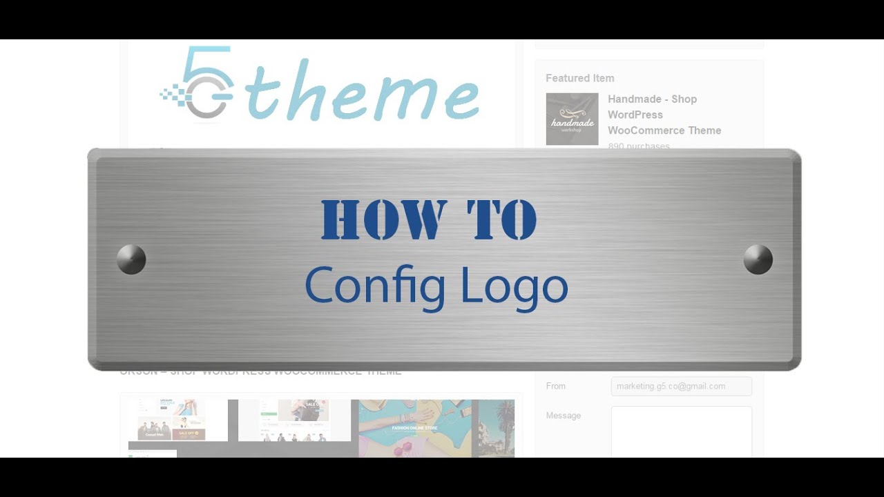 Handmade - How to config Logo - YouTube