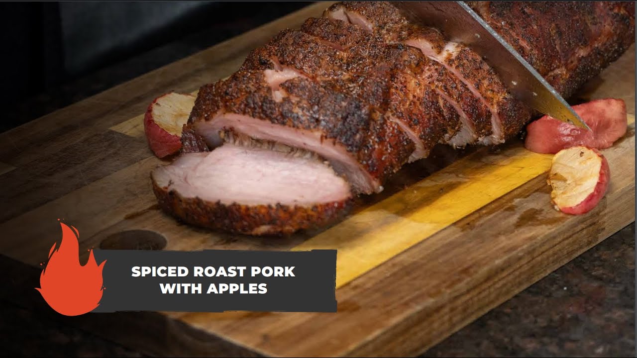 Spiced Roast Pork with Apples on Masterbuilt AutoIgnite™ Series 545 | Recipe by Rasheed Philips ...