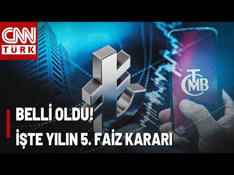 SON DAKİKA🚨Gözler TCMB'deydi! Merkez Bankası'ndan Kritik Hamle! Faiz Oranı Sabit Tutuldu