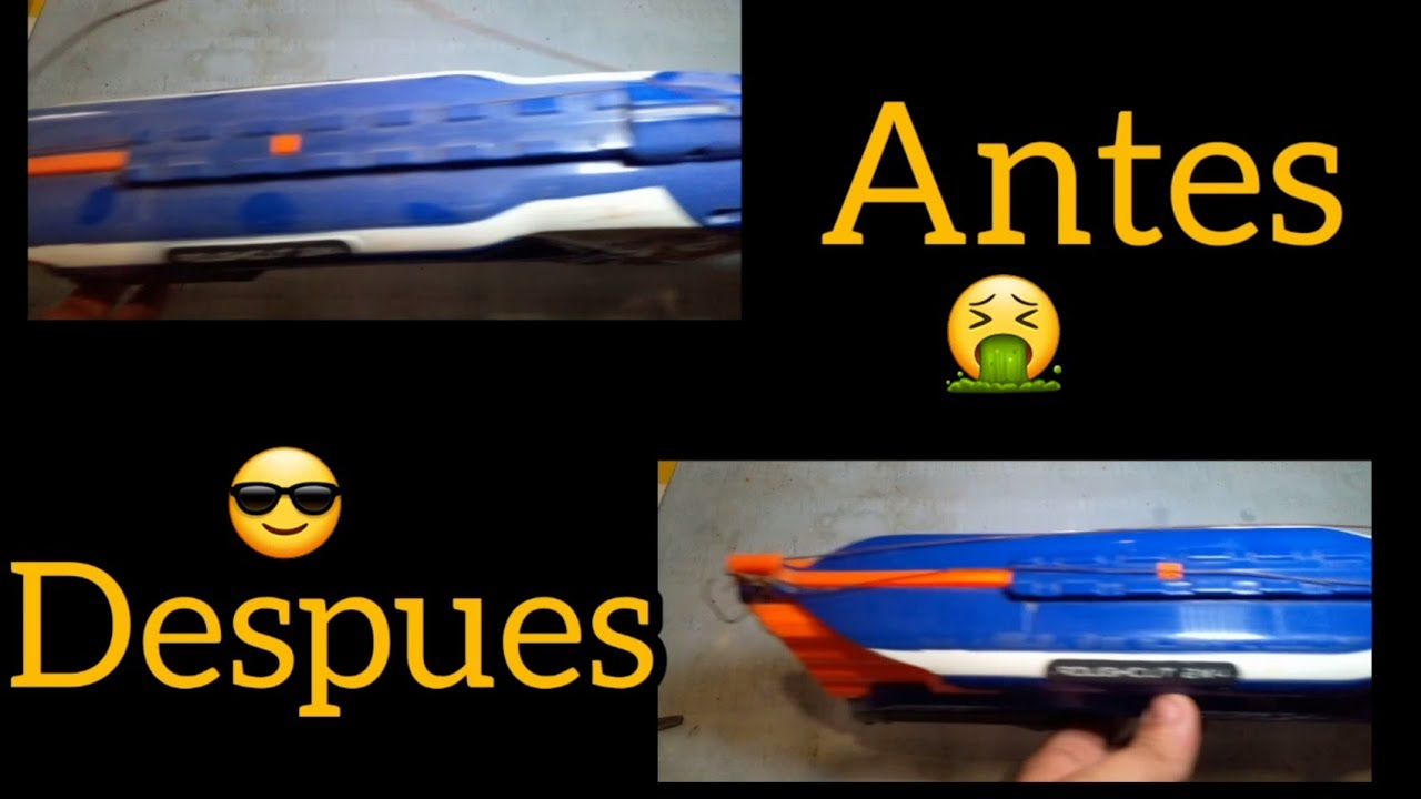 Como limpiar tus nerf/facil,rapido y con materiales de casa - YouTube