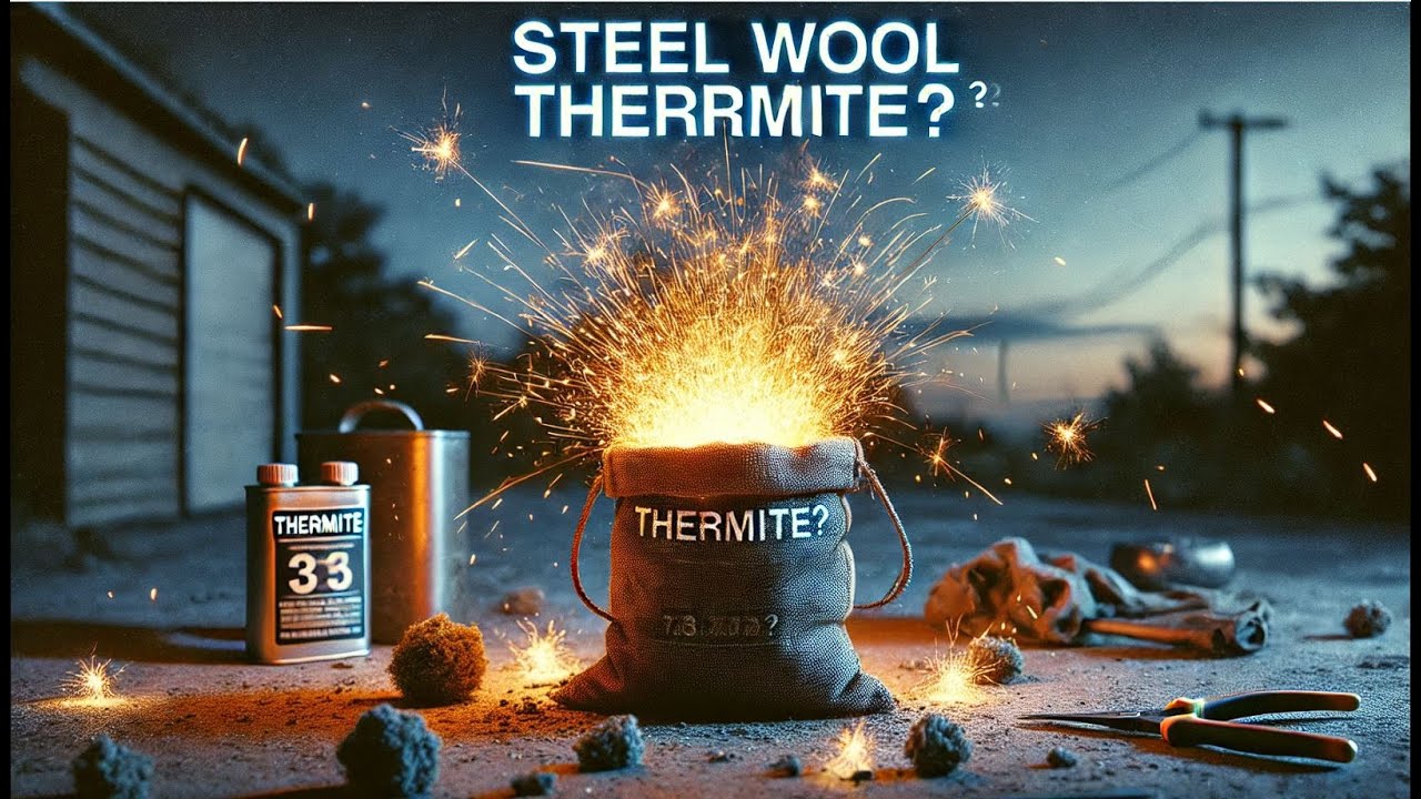Is it possible to make Thermite from burning steel wool? - YouTube