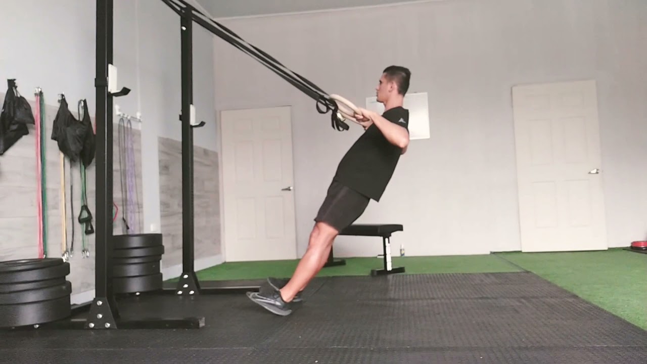 Remo abierto con TRX - YouTube