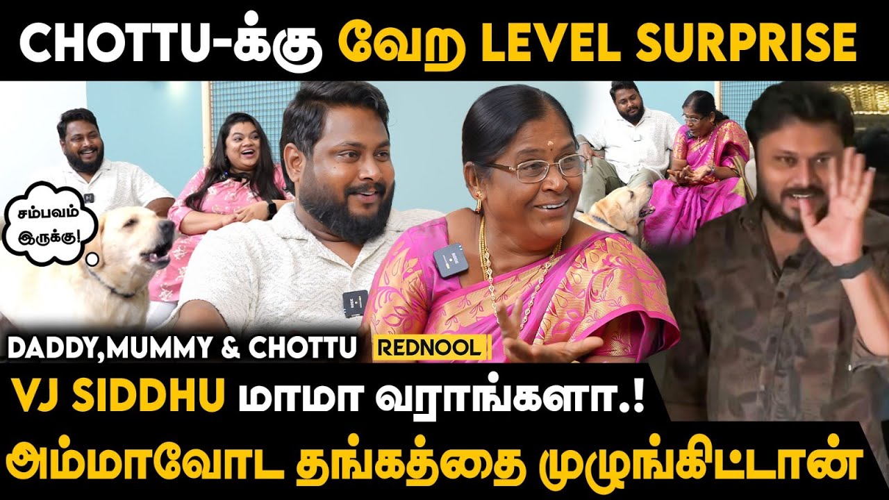VJ Siddhu பேர கேட்டதும் Chottu செய்த ரகளை😅 - Surprise To @Mr_Chottu Dog ...