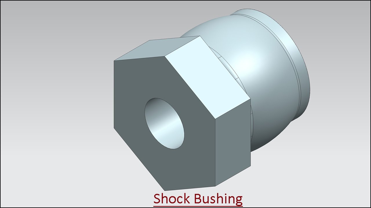 Shock Bushing (Video Tutorial) Siemens NX - YouTube