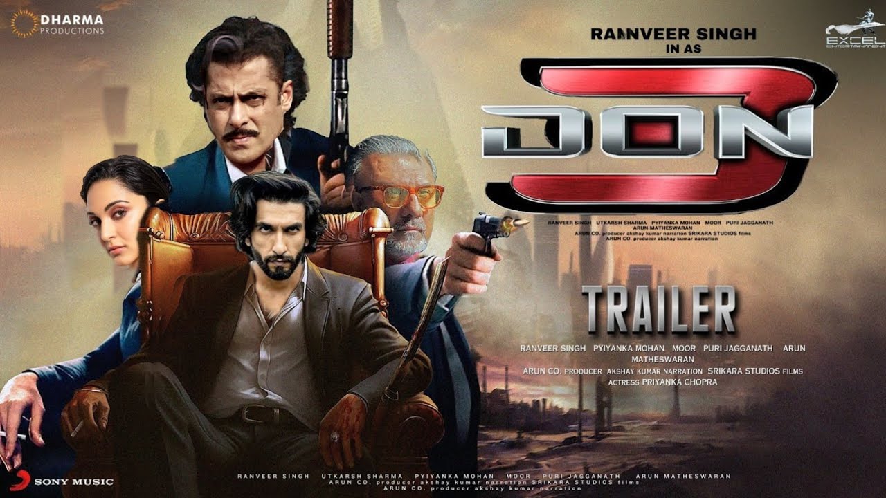 Don 3 Official Trailer | Ranveer Singh | Kiara Advani | Farhan Akhtar ...
