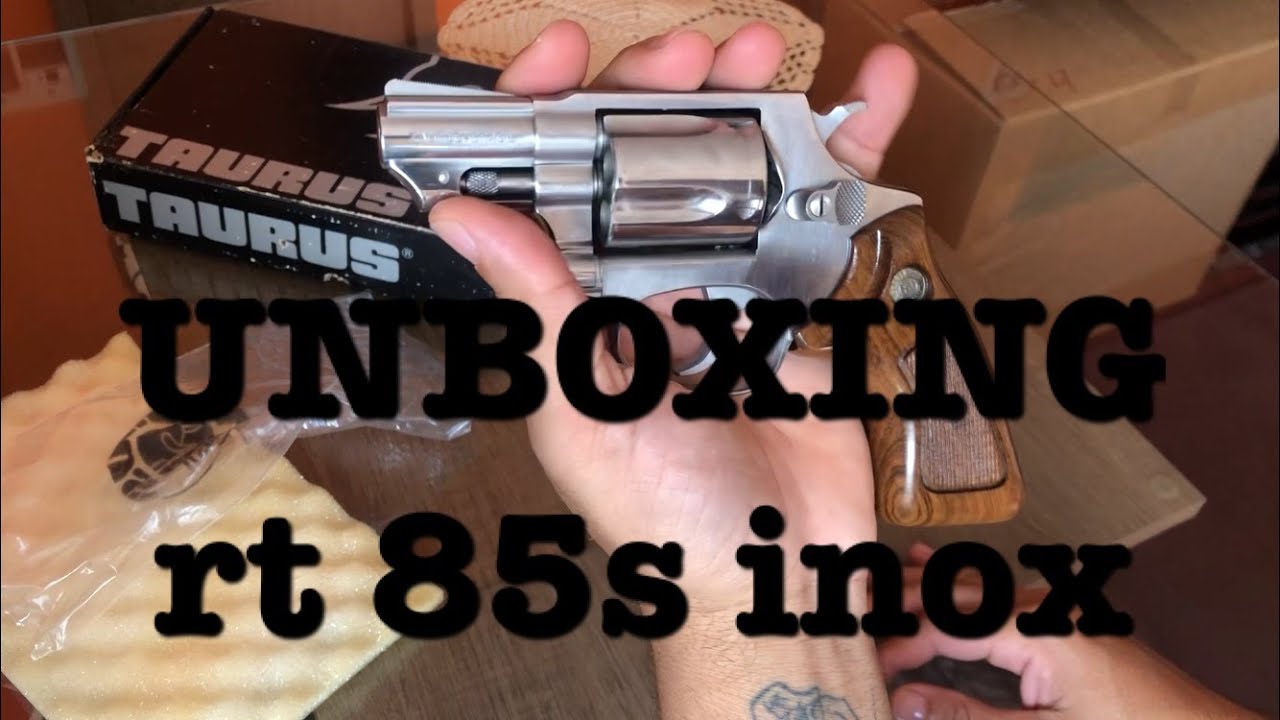 unboxing revolver rt 85s inox top!!! - YouTube