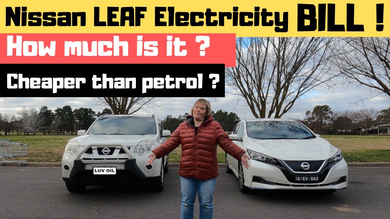 Nissan Leaf Electric Bill Cost - YouTube