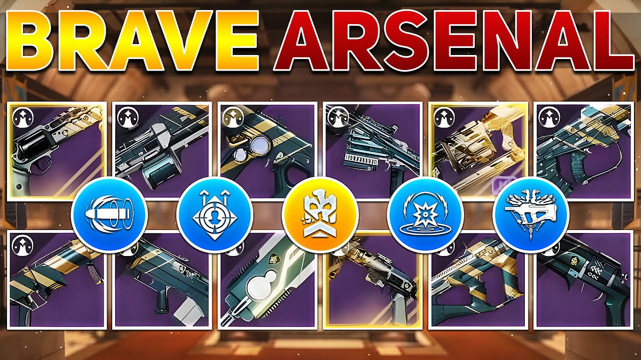ALL RANDOM ROLLS for the BRAVE Arsenal Weapons (Blog Post) | Destiny 2 ...