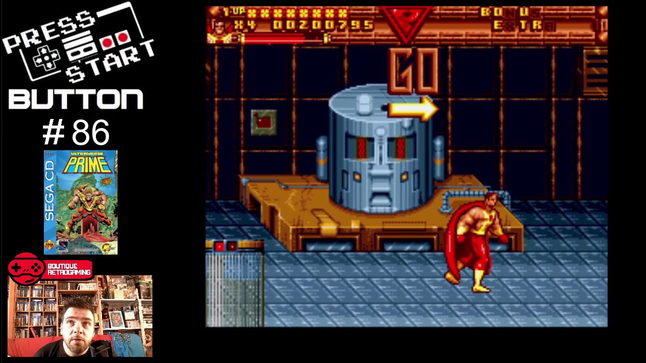 PRESS START BUTTON #86 - ULTRAVERSE PRIME - SEGA CD - YouTube