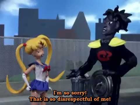 Sailor Moon confronted -Robot Chicken