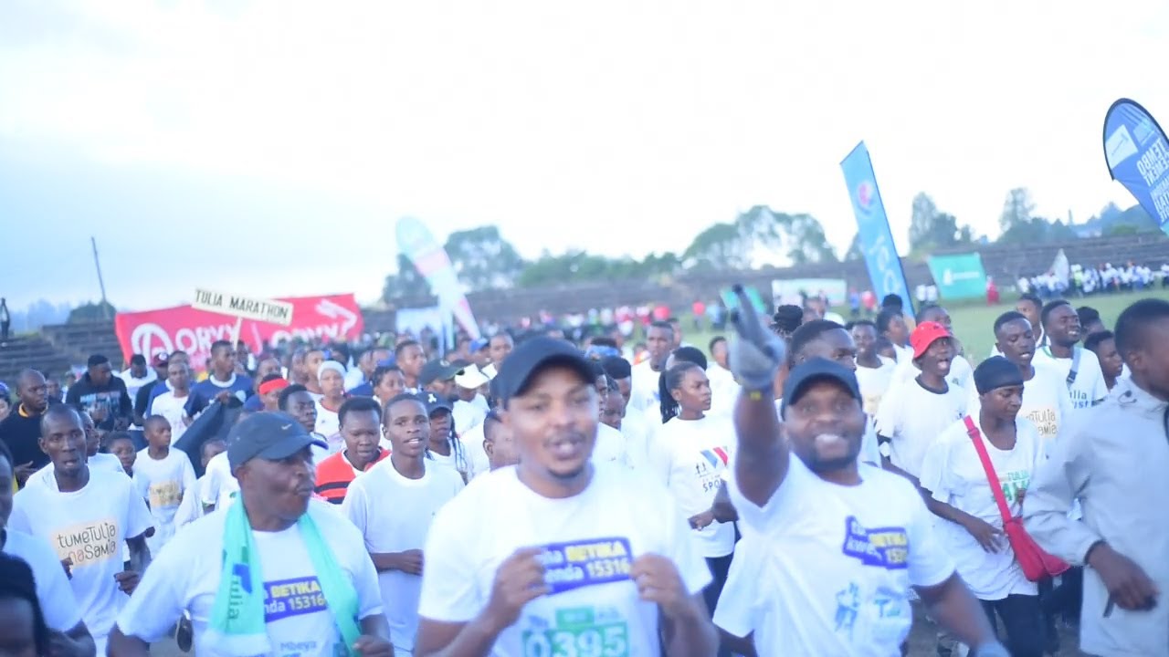CBE ILIVYOSHIRIKI MBEYA TULIA MARATHON 2023 - YouTube