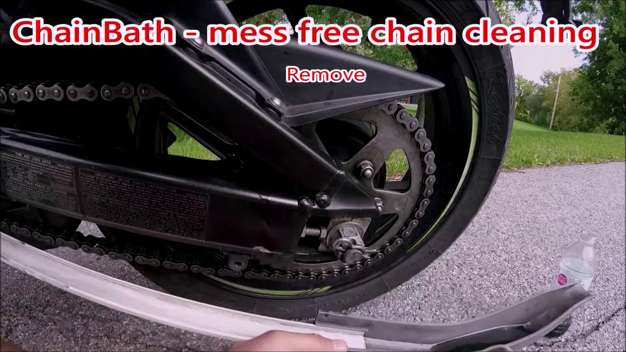 ChainBath Mess Free Chain Cleaning Video - YouTube