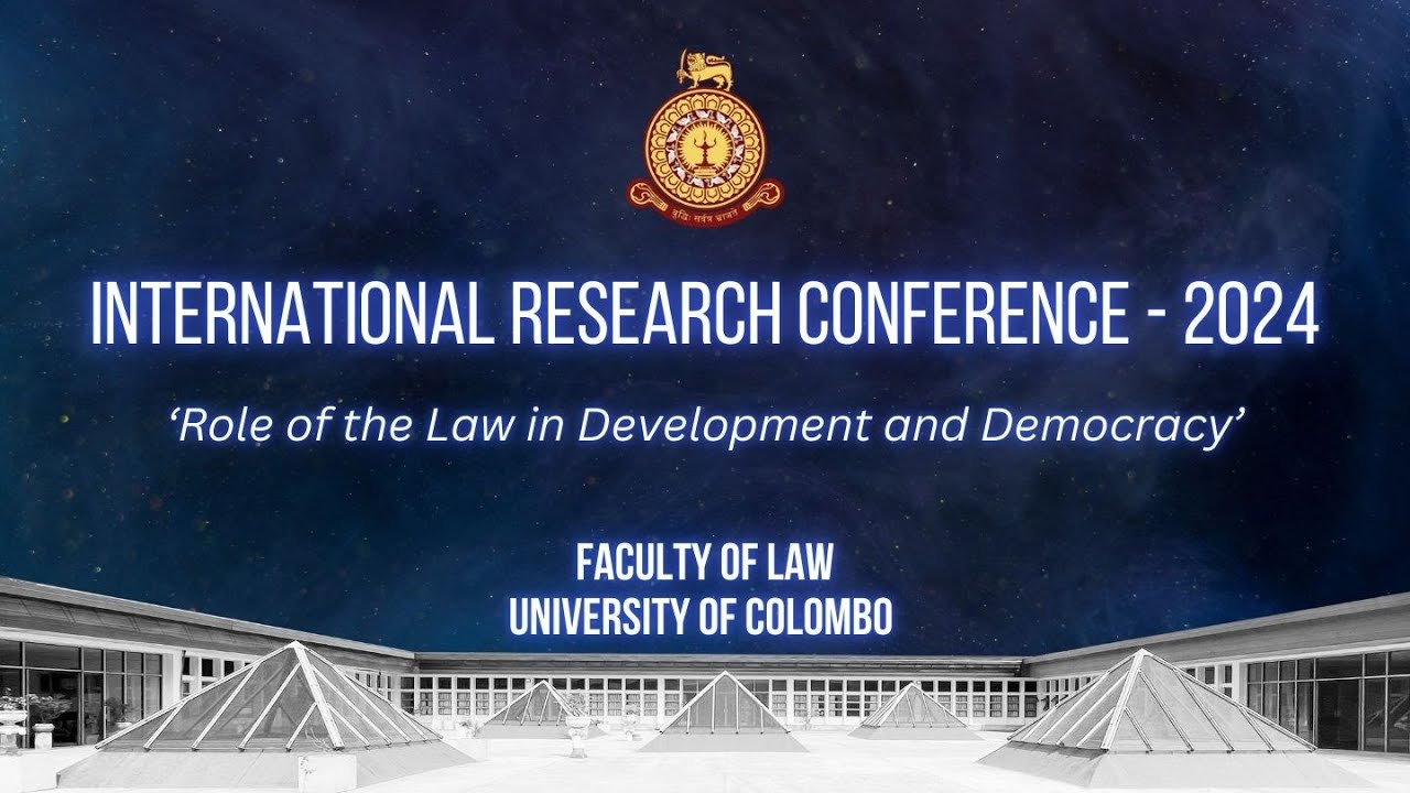 INTERNATIONAL RESEARCH CONFERENCE - 2024 - YouTube