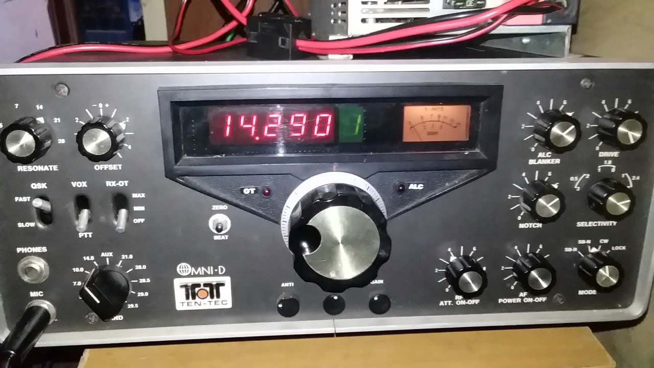 Tentec omni D model B - YouTube