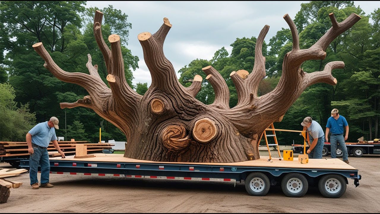 Want a Coffee Table Made from Massive Tree Roots? Watch These Amazing ...
