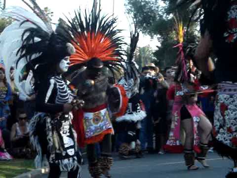 Mayan Ritual Dance / Dia de los Muertos / Hollywood Forever Cemetery ...