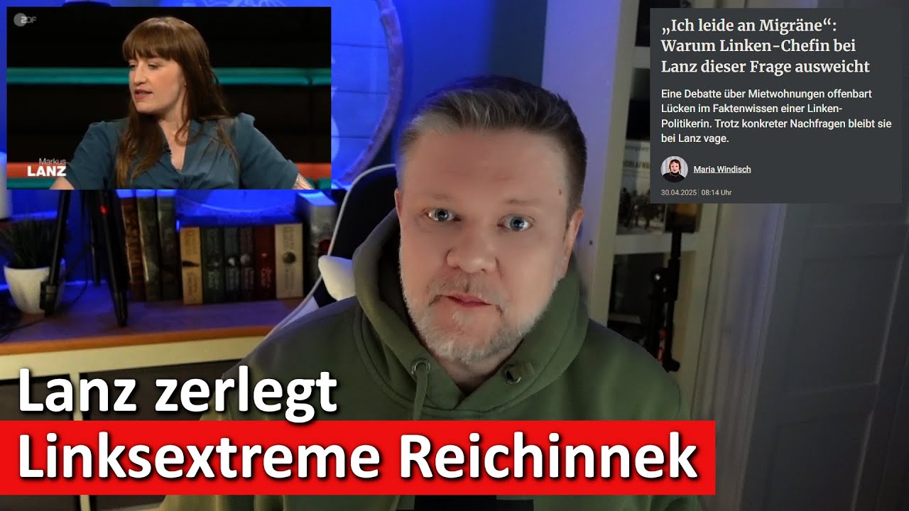 Markus Lanz exposes left-wing politician on camera! - YouTube Music