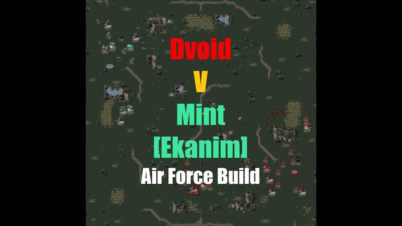 Openra Red Alert (221) 1v1 MPG Dvoid v Mint (Ekanim) Air Force Build - YouTube