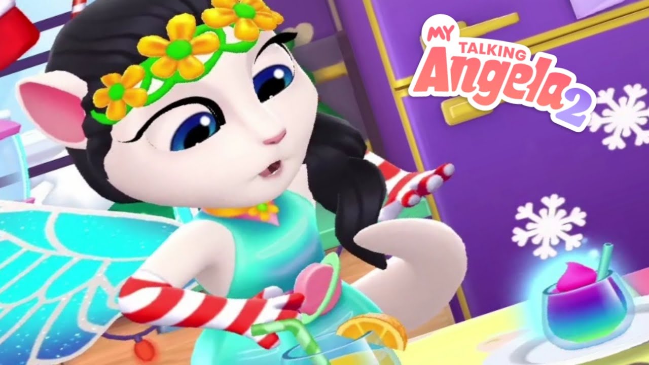 My Talking Angela 2 New Dress Unlocked Gameplay Walkthrough Episode 55 ...