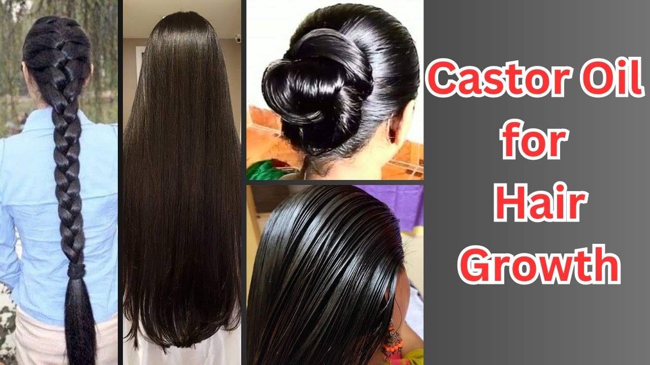 Castor Oil Application For Faster Hair Growth | Benefits Of Castor Oil ...