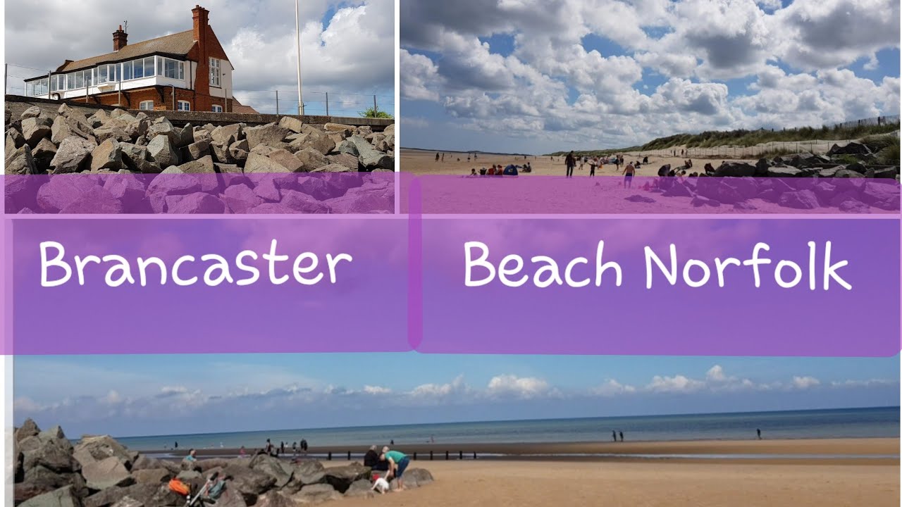 Brancaster Beach Norfolk Low tide - YouTube