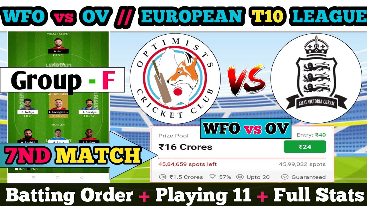Wfo vs ov || Wfo vs ov prediction || Wfo vs ov 7nd Match || Wfo vs ov ...