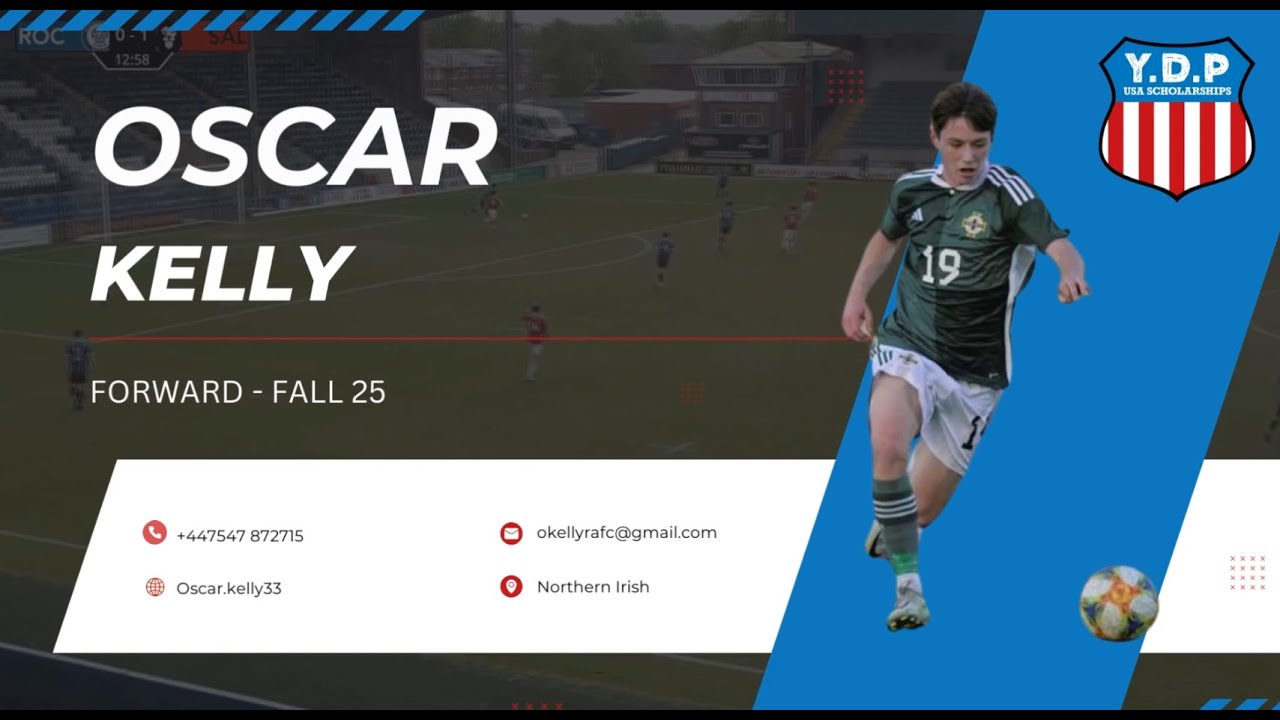Oscar Kelly - Forward - Fall 25 - YouTube