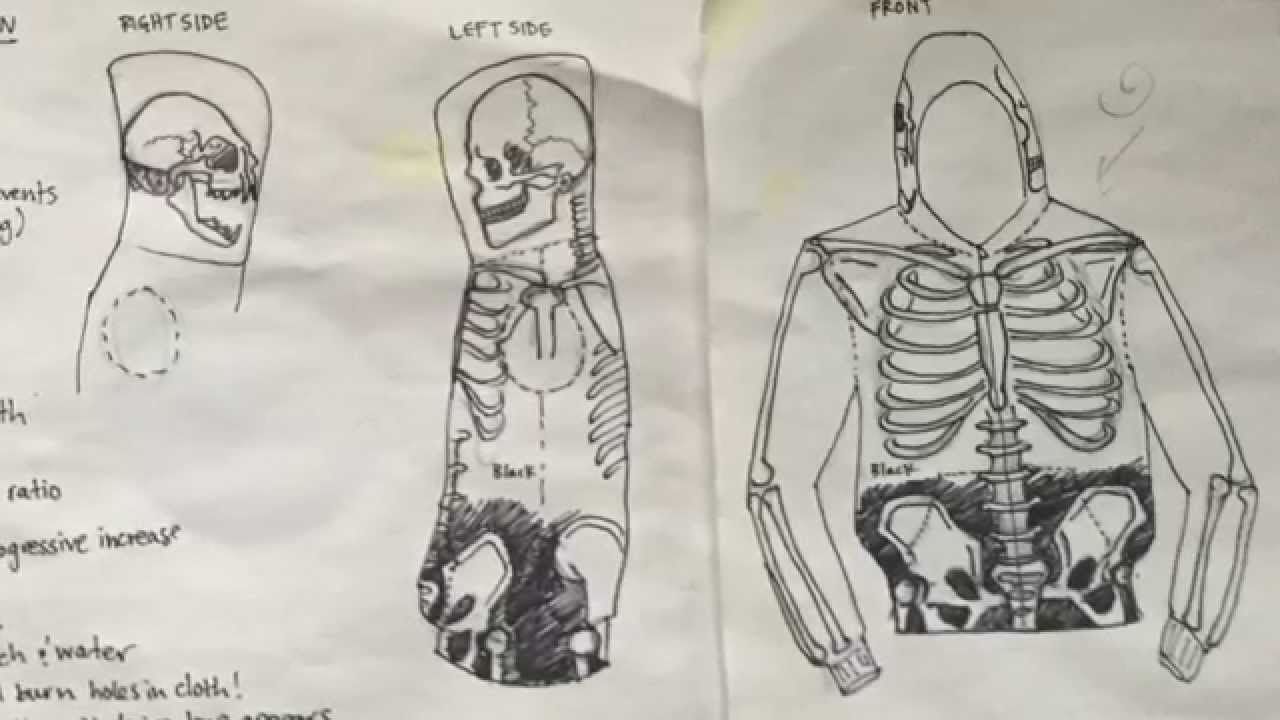 How-To Bleach a Skeleton Shirt - YouTube