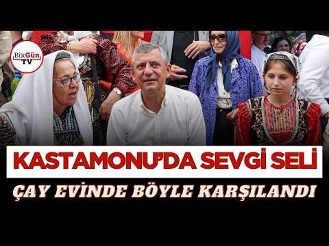 Özgür Özel'e çay evinde sevgi seli: \