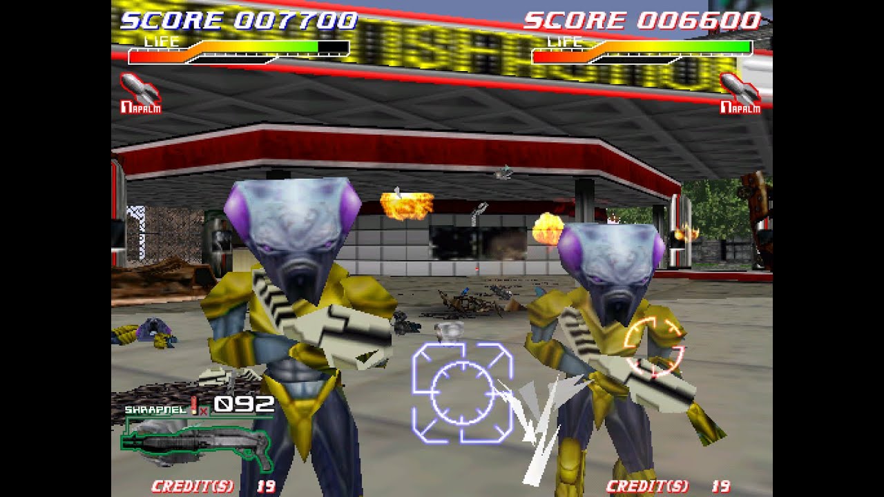Teraburst arcade 2 player 60fps - YouTube