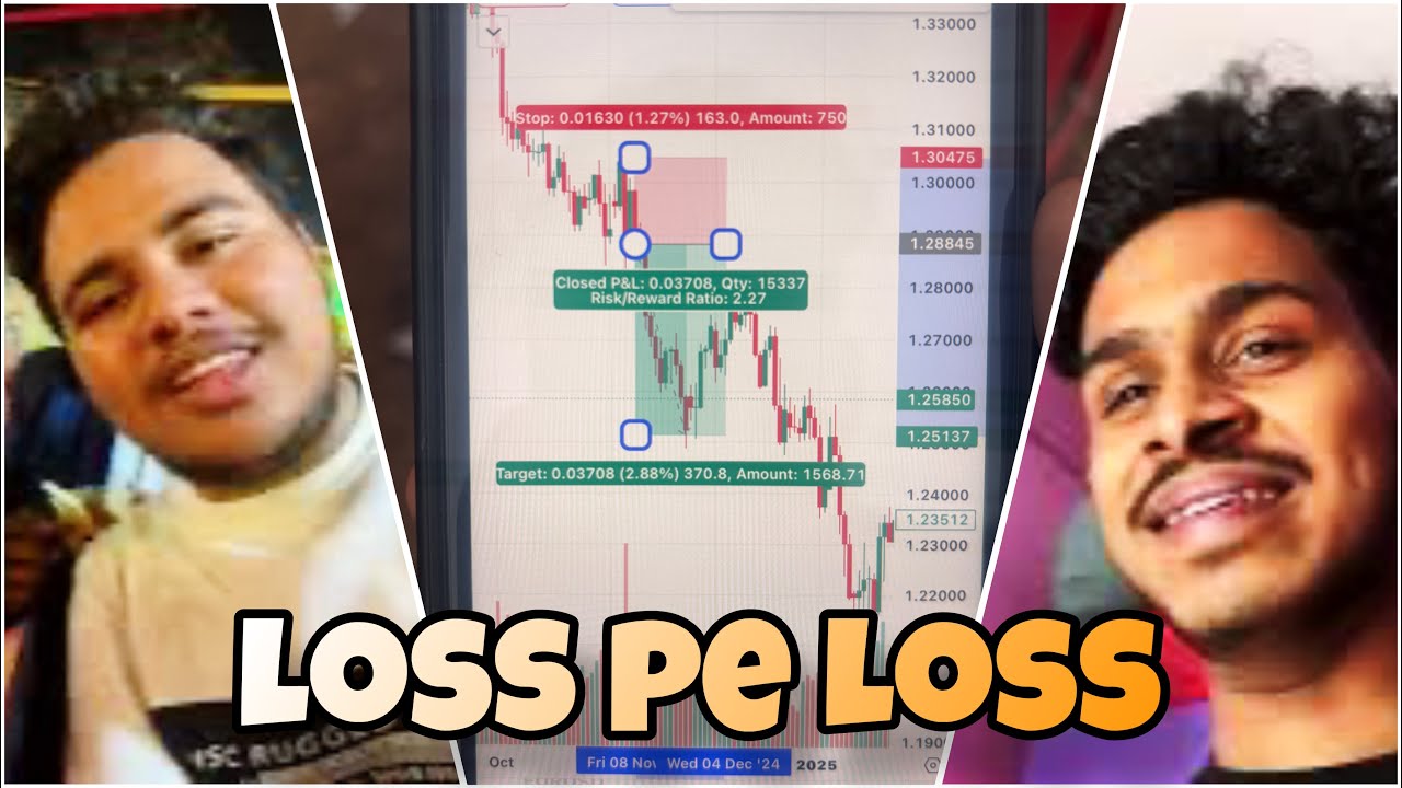 Loss pe Loss ho raha hai | Trading Vlog | Funded Account Phase 2 ♠️ ️‍🩹 ...