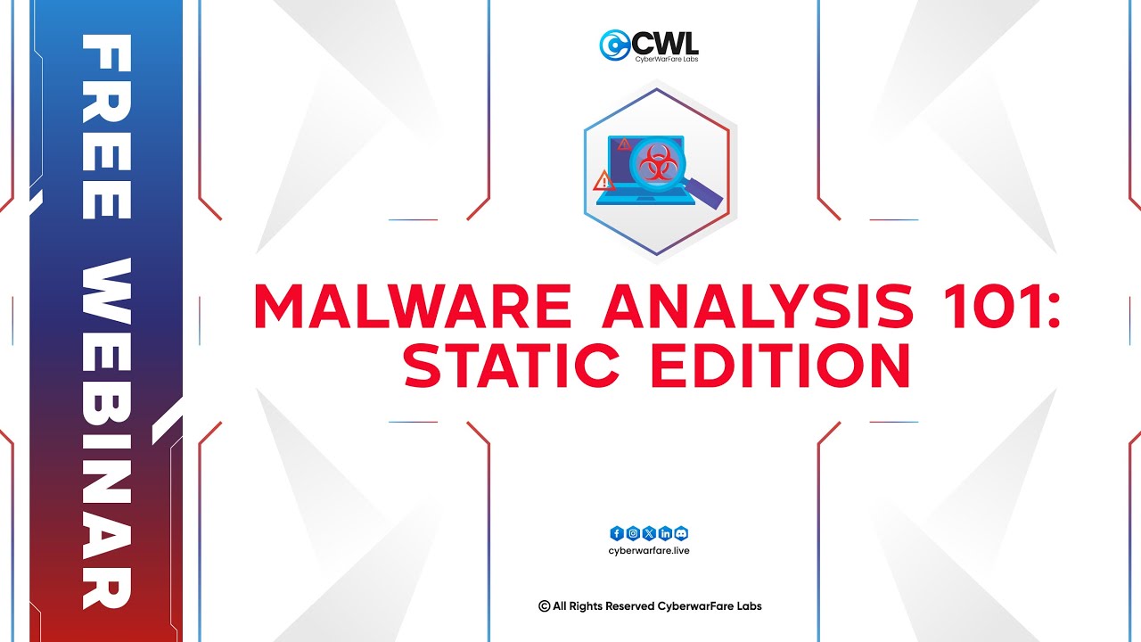 💻 Malware Analysis 101: Static Edition | Live Webinar Replay - YouTube
