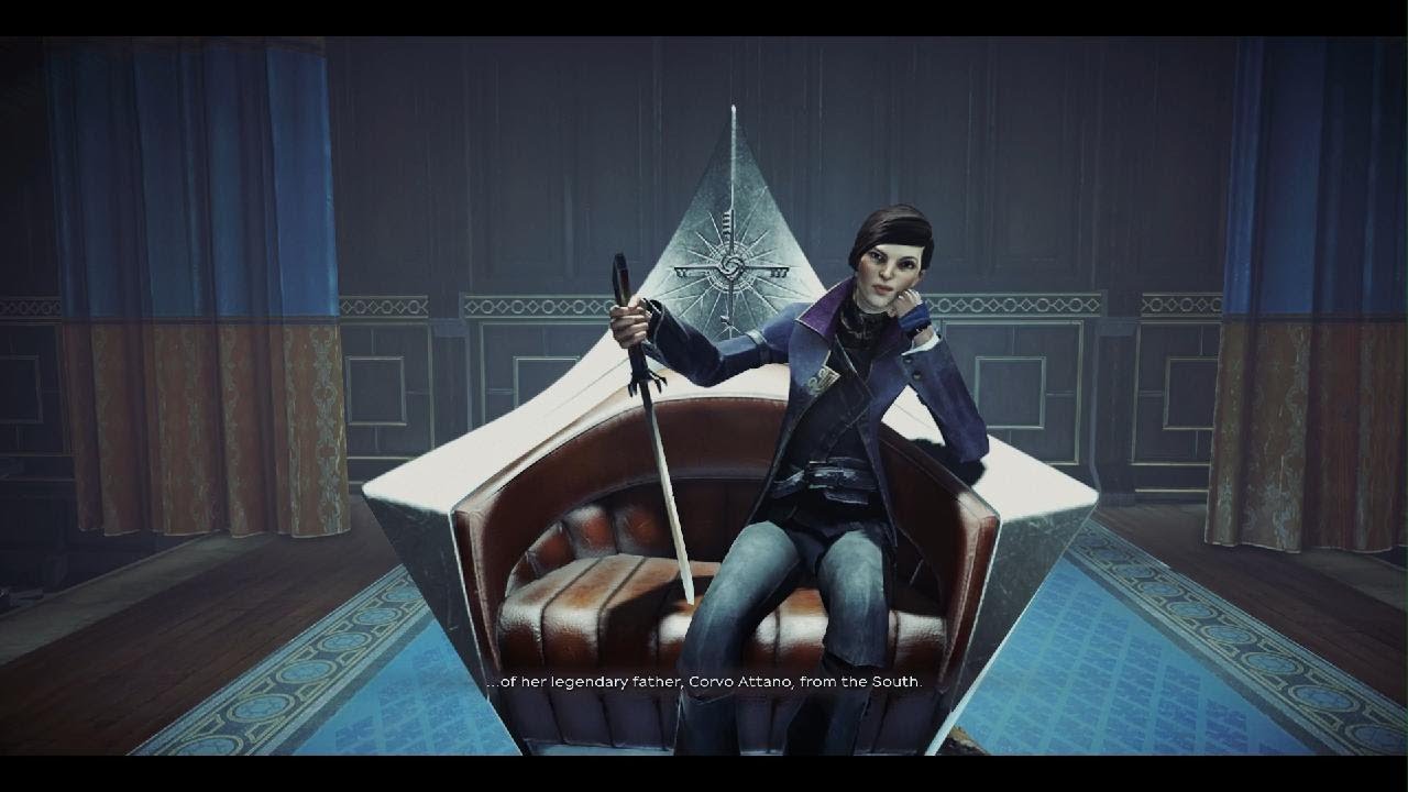 Dishonored 2 Emily High Chaos Ending Scene - YouTube