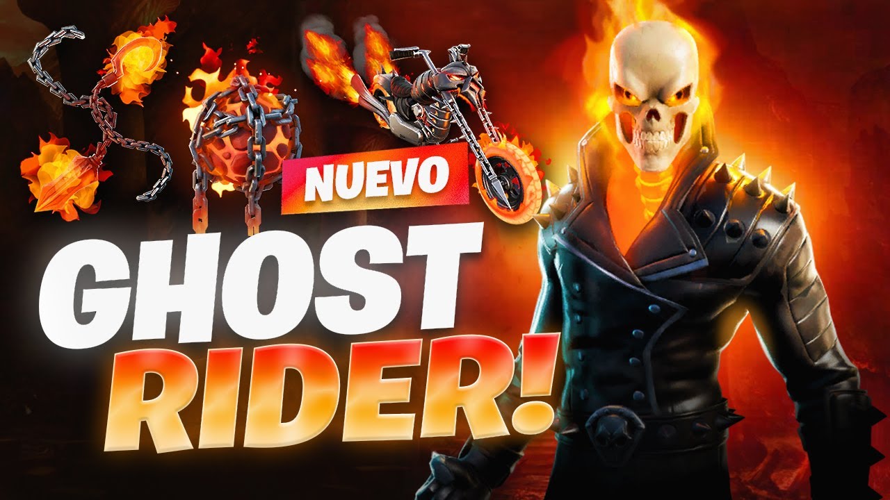 NUEVA SKIN *GHOST RIDER* LLEGA A LA TIENDA DE FORTNITE!! 🔥 - YouTube