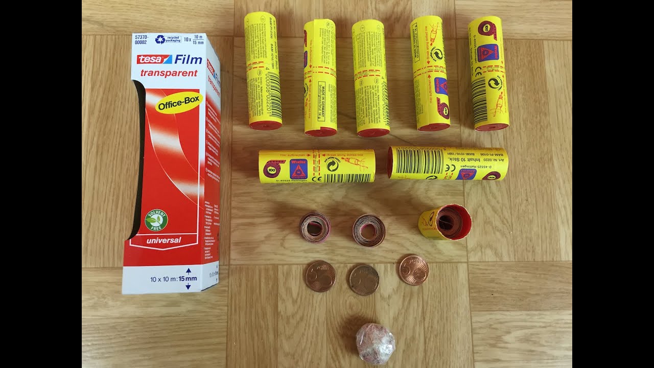 Selfmade Böller/Knallerbse + Anleitung + Test - YouTube