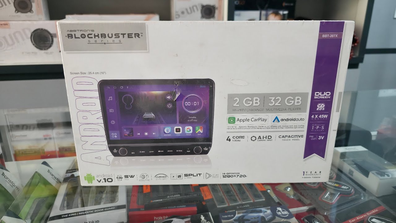 BLOCKBUSTER BBT 207X | 10" ANDROID | 2+32 GB | CAR PLAY ANDROID AUTO ...