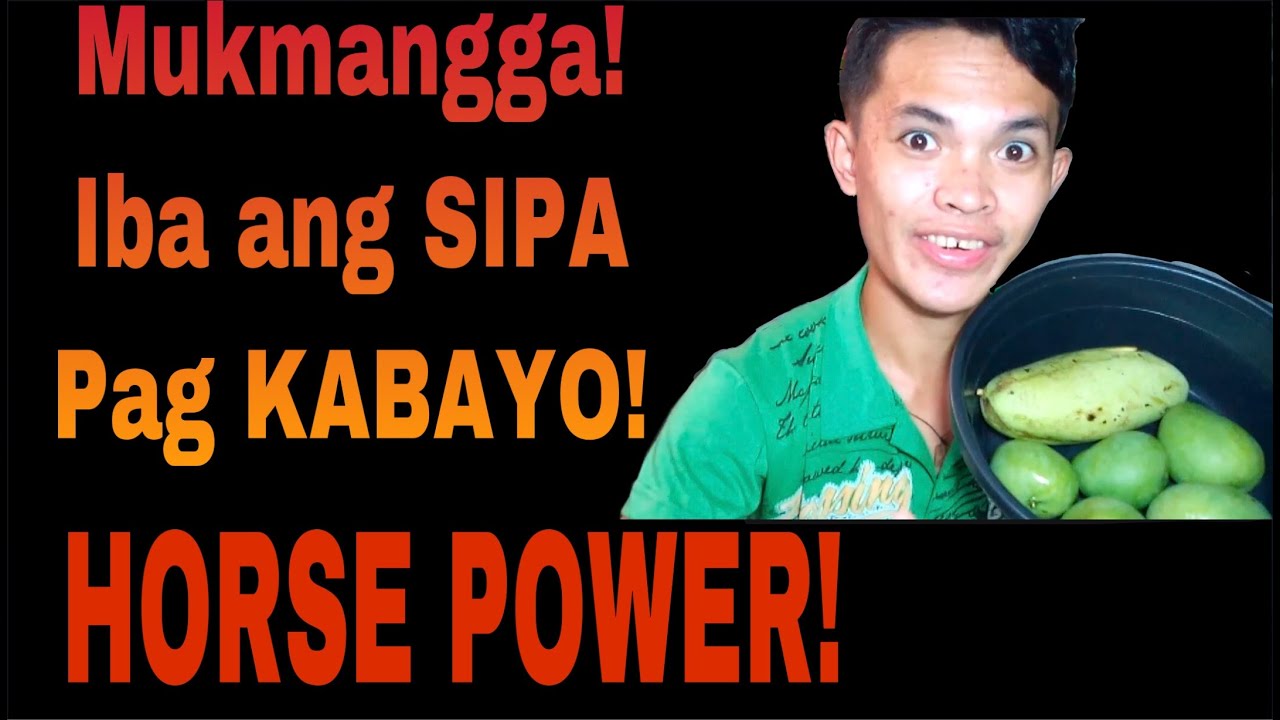 MUKMANGGA | IBA ANG SIPA NG KABAYO| MUKBANG WITH HORSE MANGO - YouTube