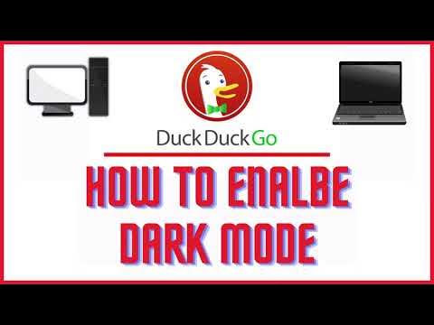 How To Enable Dark Mode On The DuckDuckGo Web Browser | PC Tutorial - YouTube