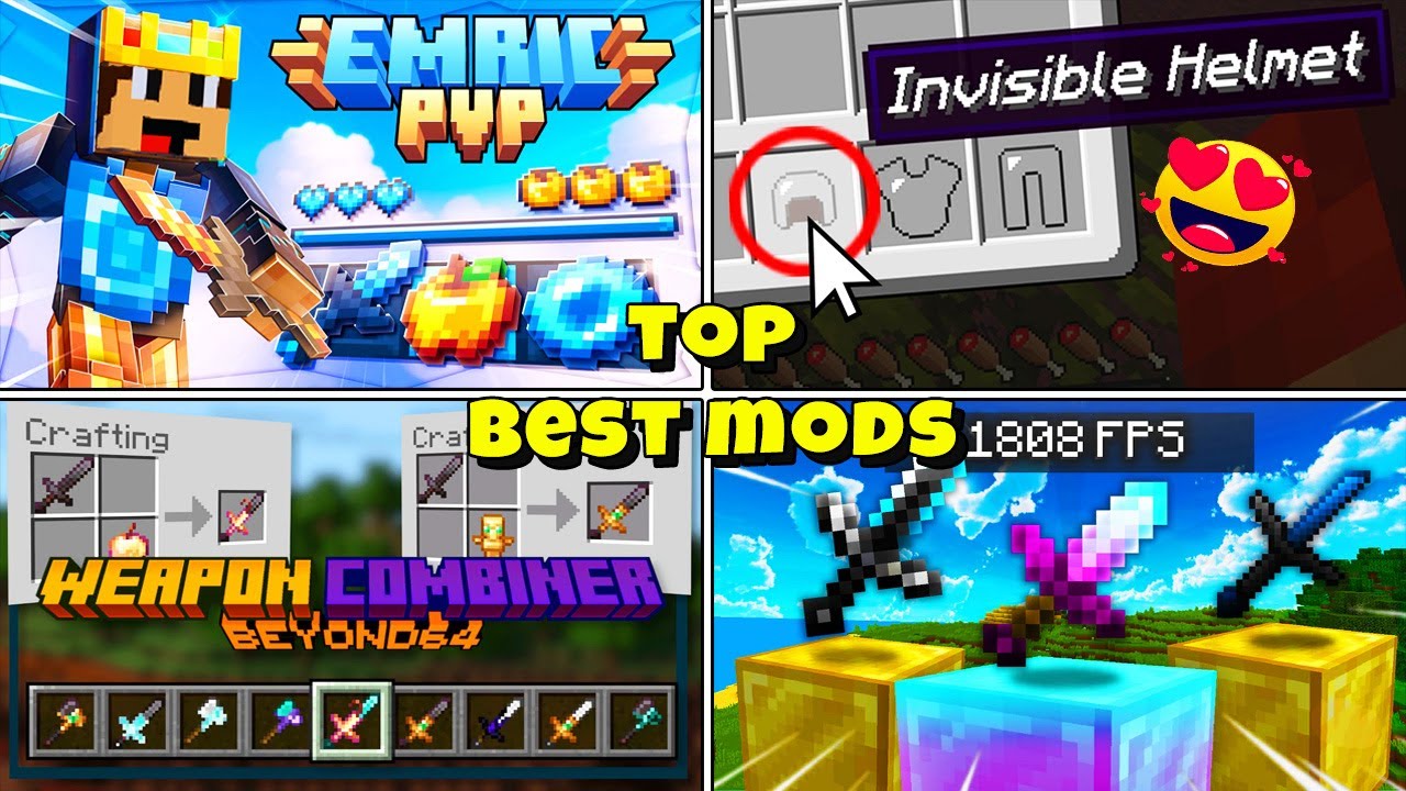 Top 3 Best and useful MODS for Crafting and Building and Minecraft | # ...