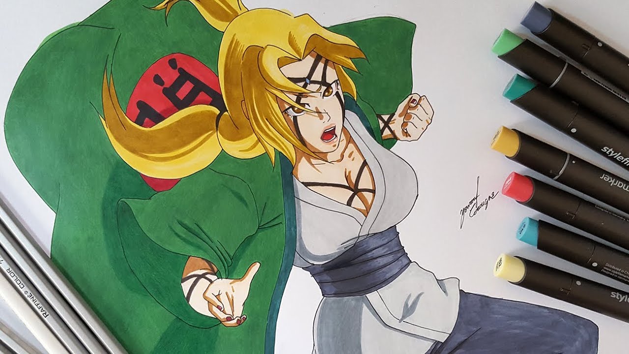 drawing Tsunade - YouTube